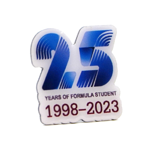 Formula Student 25th Anniversary Pin Badge – IMechE